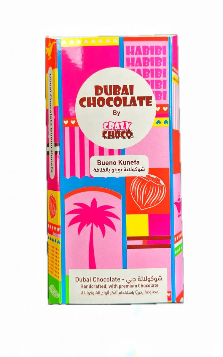 Crazy Choco Dubai Chocolate - Bueno Kunefa – Exotic Snack Guys