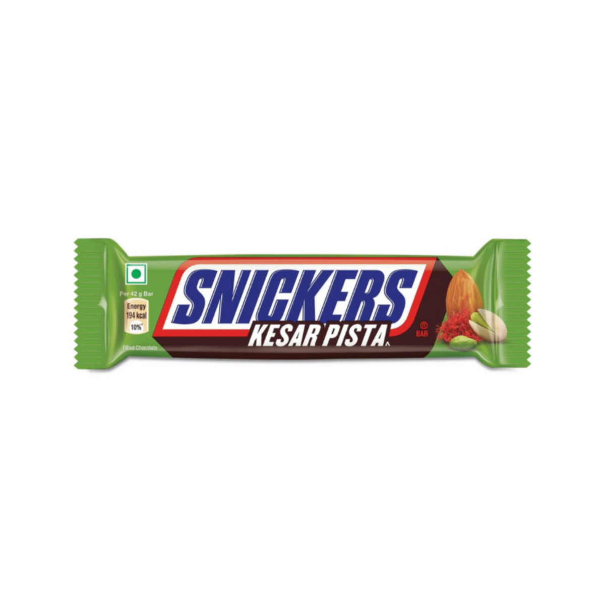 Snickers Kesar Pista Chocolate Bar - 42G – Exotic Snack Guys