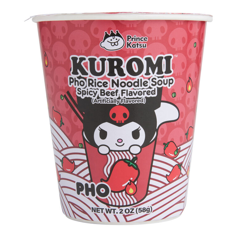 Hello Kitty Kuromi Pho Rice Noodle Soup Spicy Beef – Exotic Snack Guys