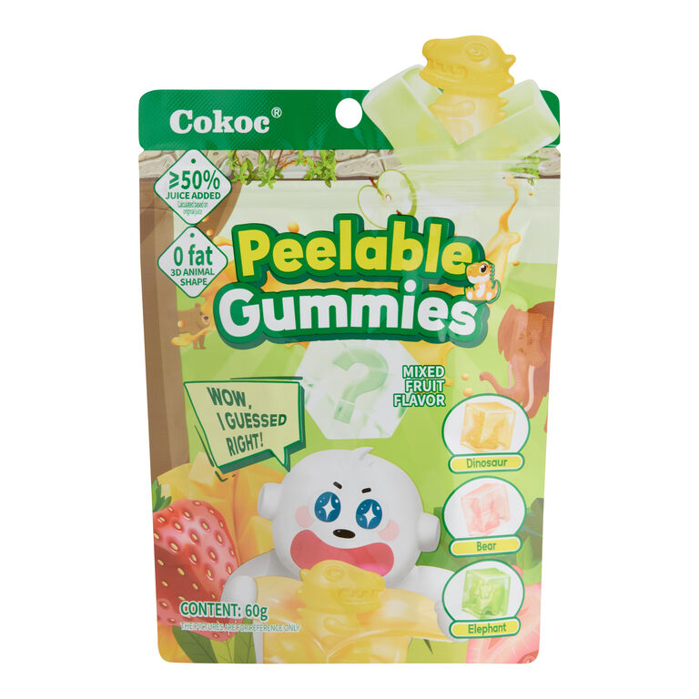 Cokoc Peeleble Gummies - Mixed Fruit 60g – Exotic Snack Guys
