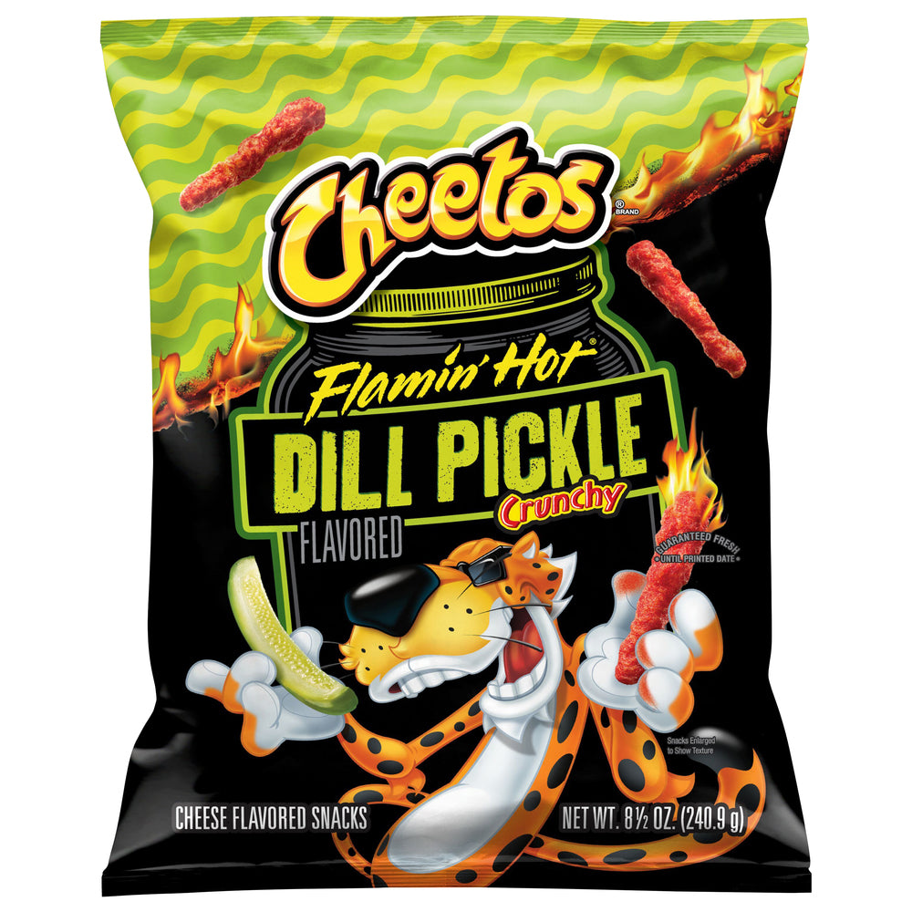 Cheetos Flamin Hot Dill Pickle Crunchy – Exotic Snack Guys