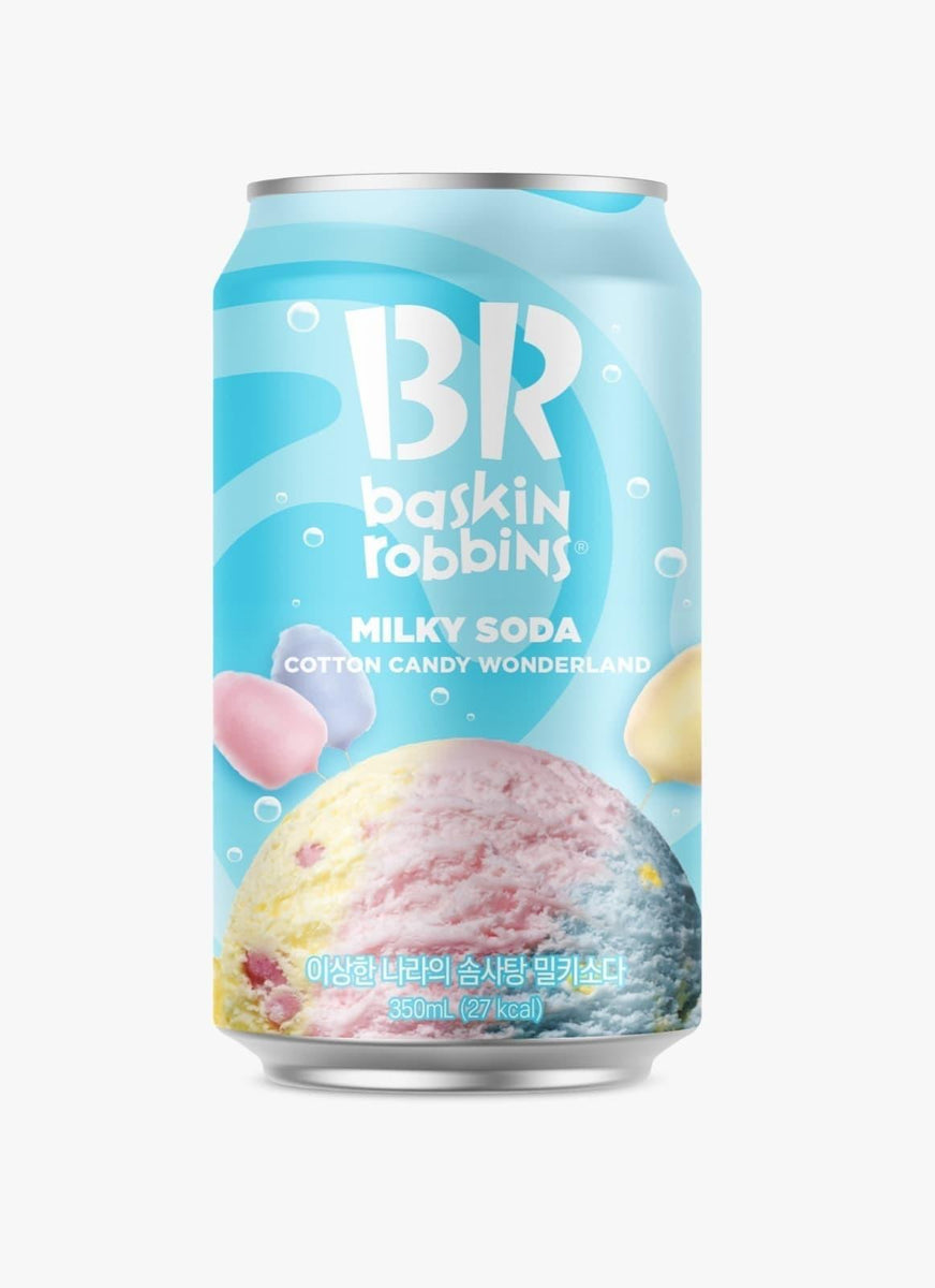 Baskin Robbins Cotton Candy Milky Soda – Exotic Snack Guys