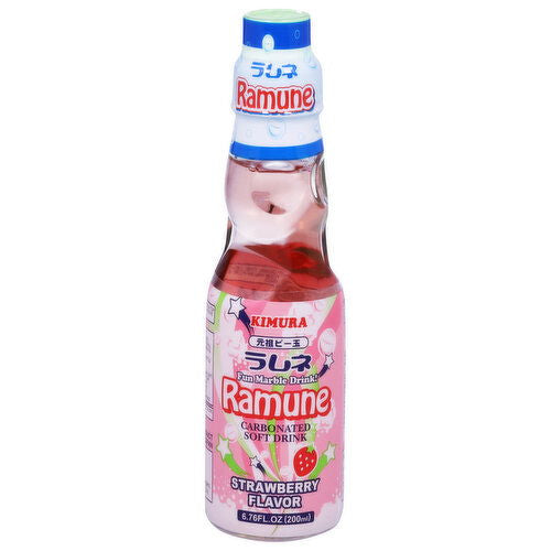 Kimura Ramune Strawberry flavor – Exotic Snack Guys