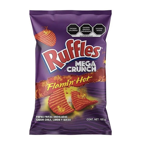 Ruffles Mega Crunch Flamin Hot - Mexico – Exotic Snack Guys