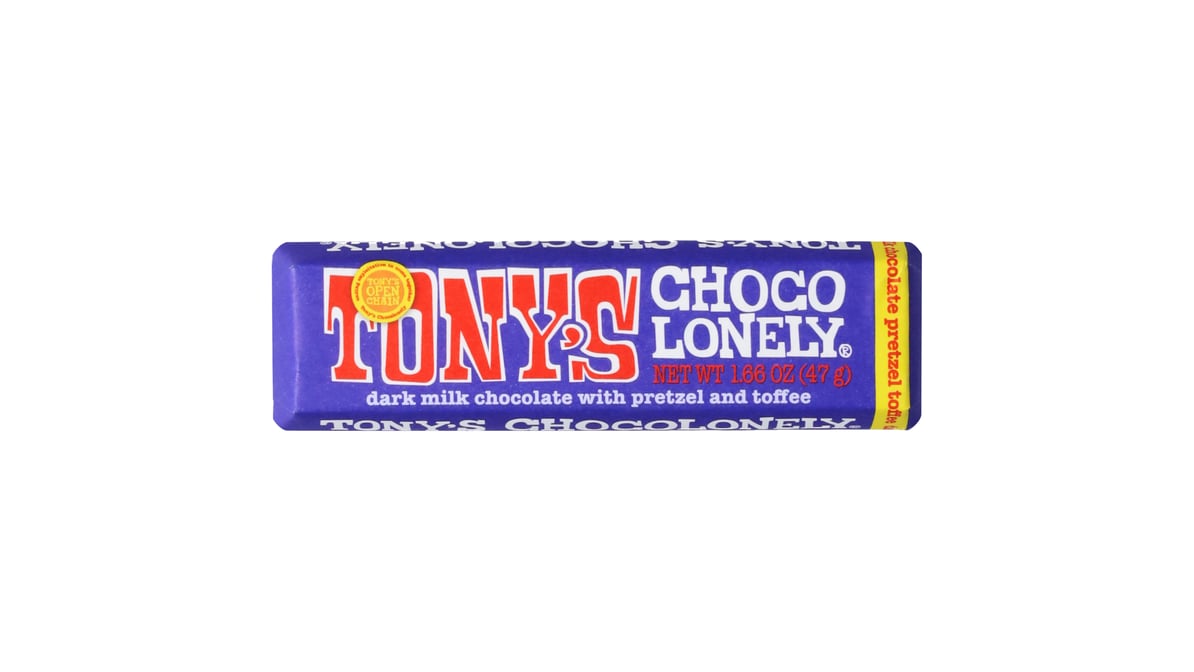 Tony's Choco Lonely Milk Chocolate with Pretzel & Toffee – Exotic Snack ...