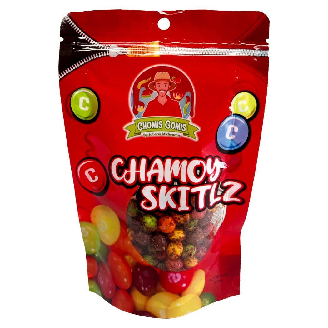 Chomis Gomis Chamoy Skitlz – Exotic Snack Guys