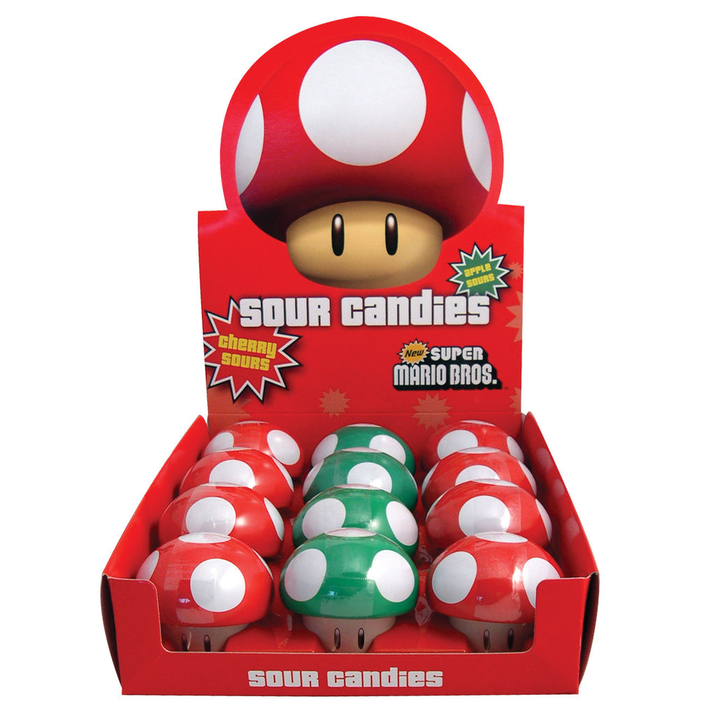 Nintendo Super Mario Mushroom Sours - Cherry & Apple Flavors – Exotic ...