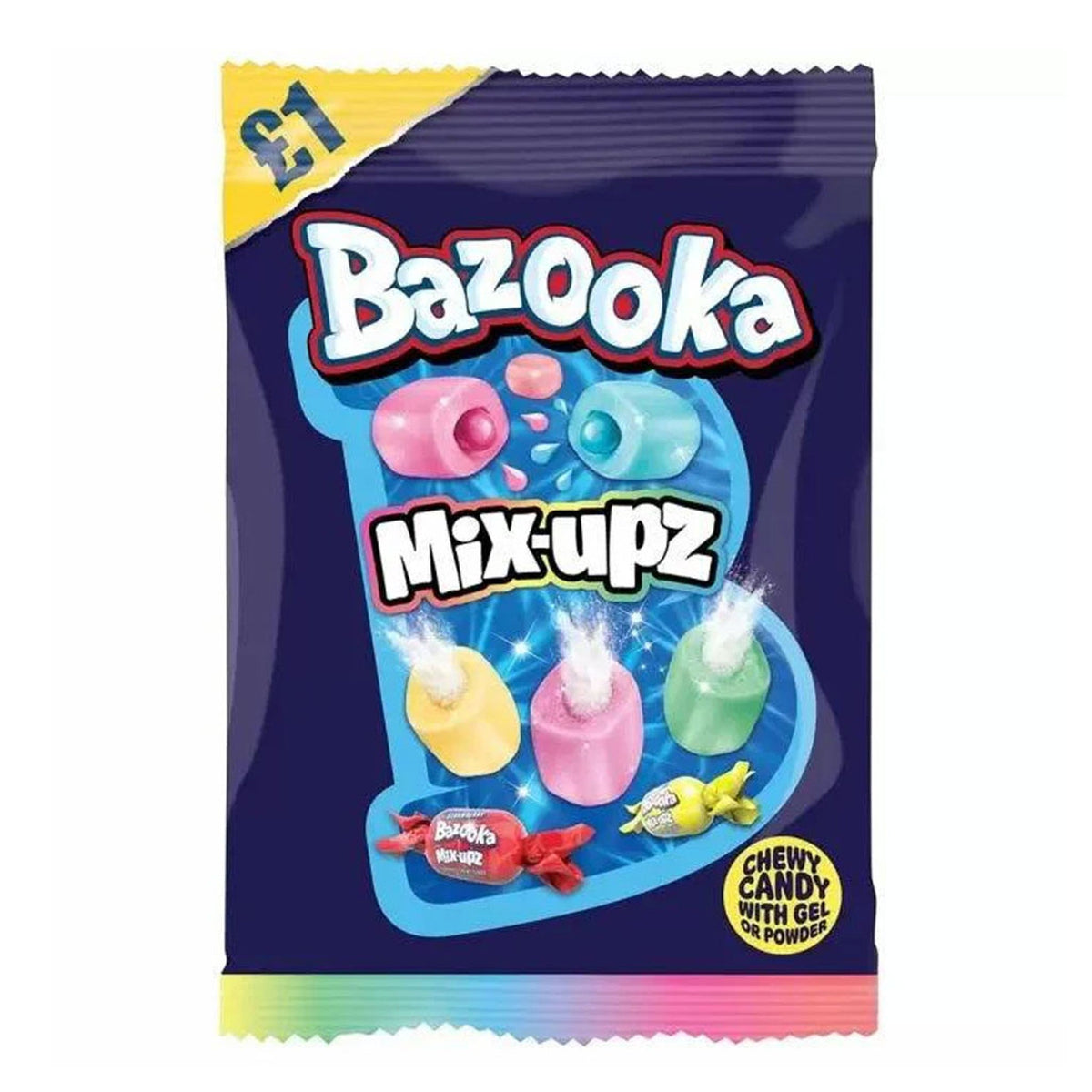 Bazooka mix-upz 120g UNITED KINGDOM (Case of 12) – Exotic Snack Guys