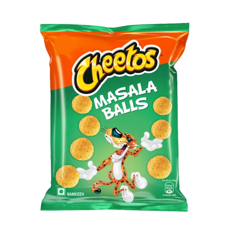 Cheetos Masala Balls 30g - India (Case of 12) – Exotic Snack Guys