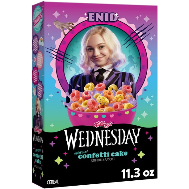 Kelloggs Wednesday Enid Confetti Cake Cereal - 11.3oz – Exotic Snack Guys