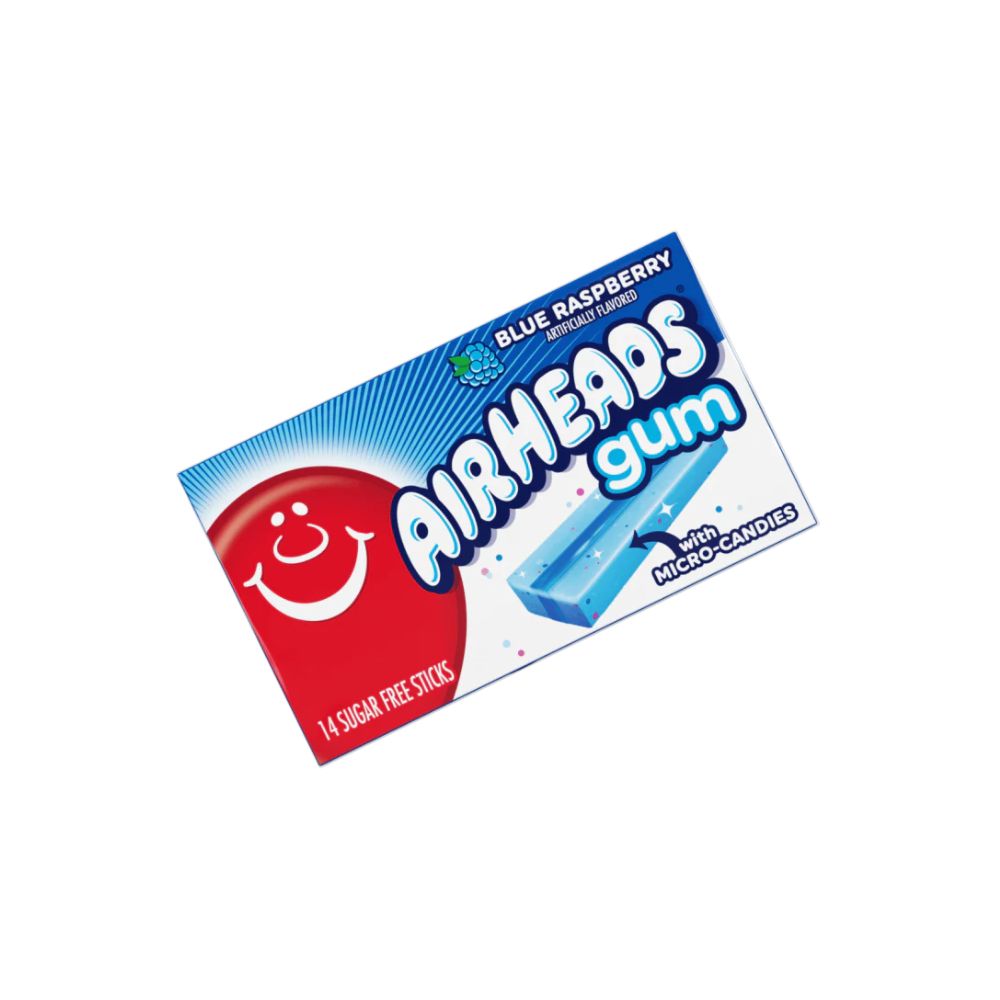Airheads Gum Blue Raspberry – Exotic Snack Guys