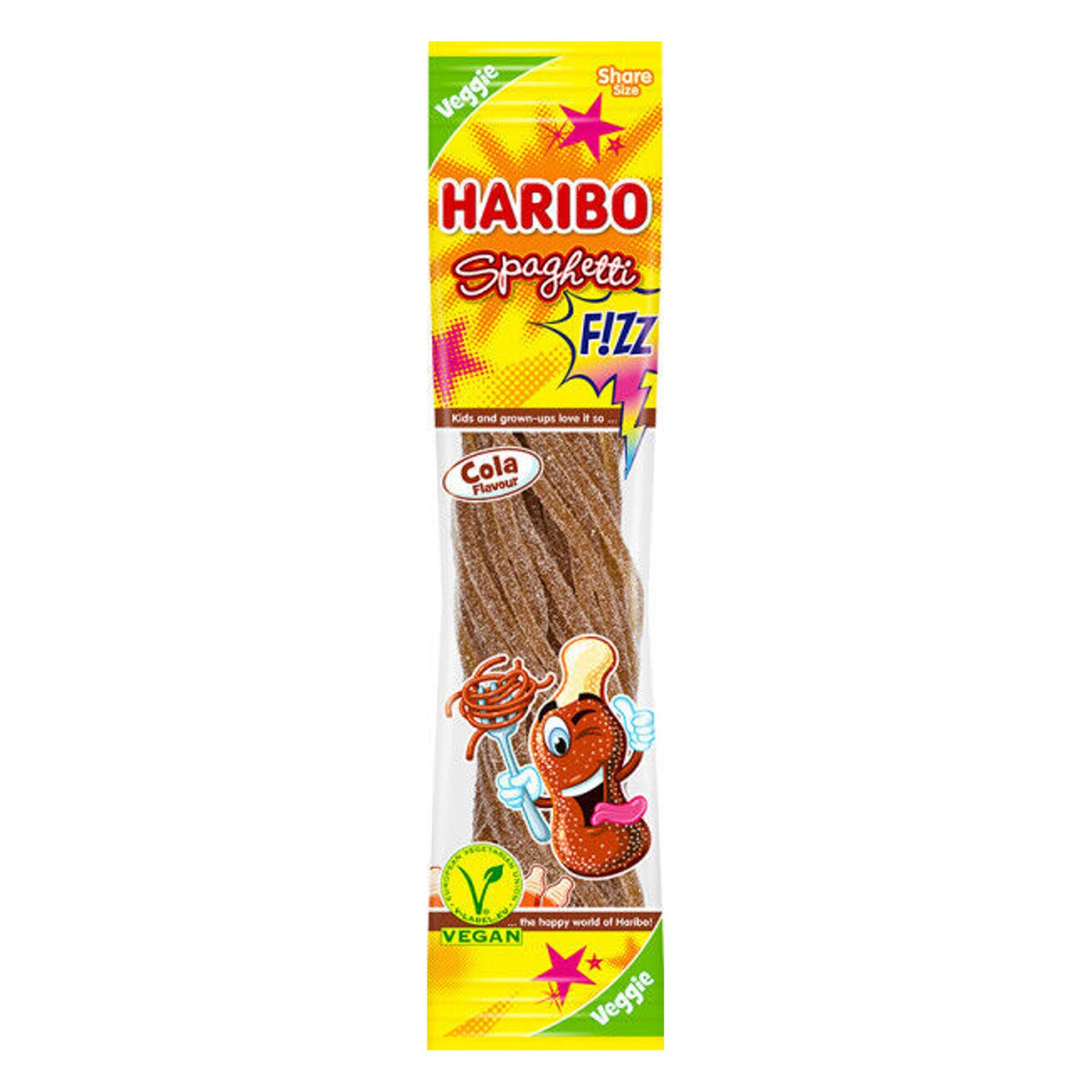Haribo Spaghetti fizz happy cola 200g GERMANY (Case of 12) – Exotic ...