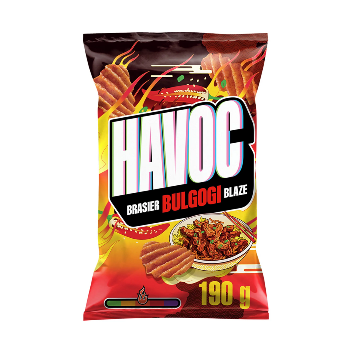 Frito Lay Havoc bulgogi blaze (chip) - 90g Canada (Case of 12) – Exotic ...