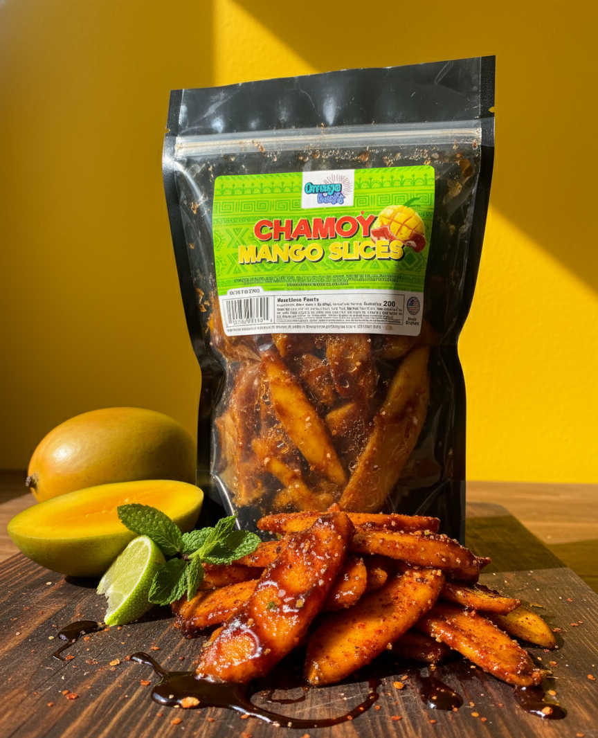 Omega Bursts Chamoy Mango Slices - 170g – Exotic Snack Guys