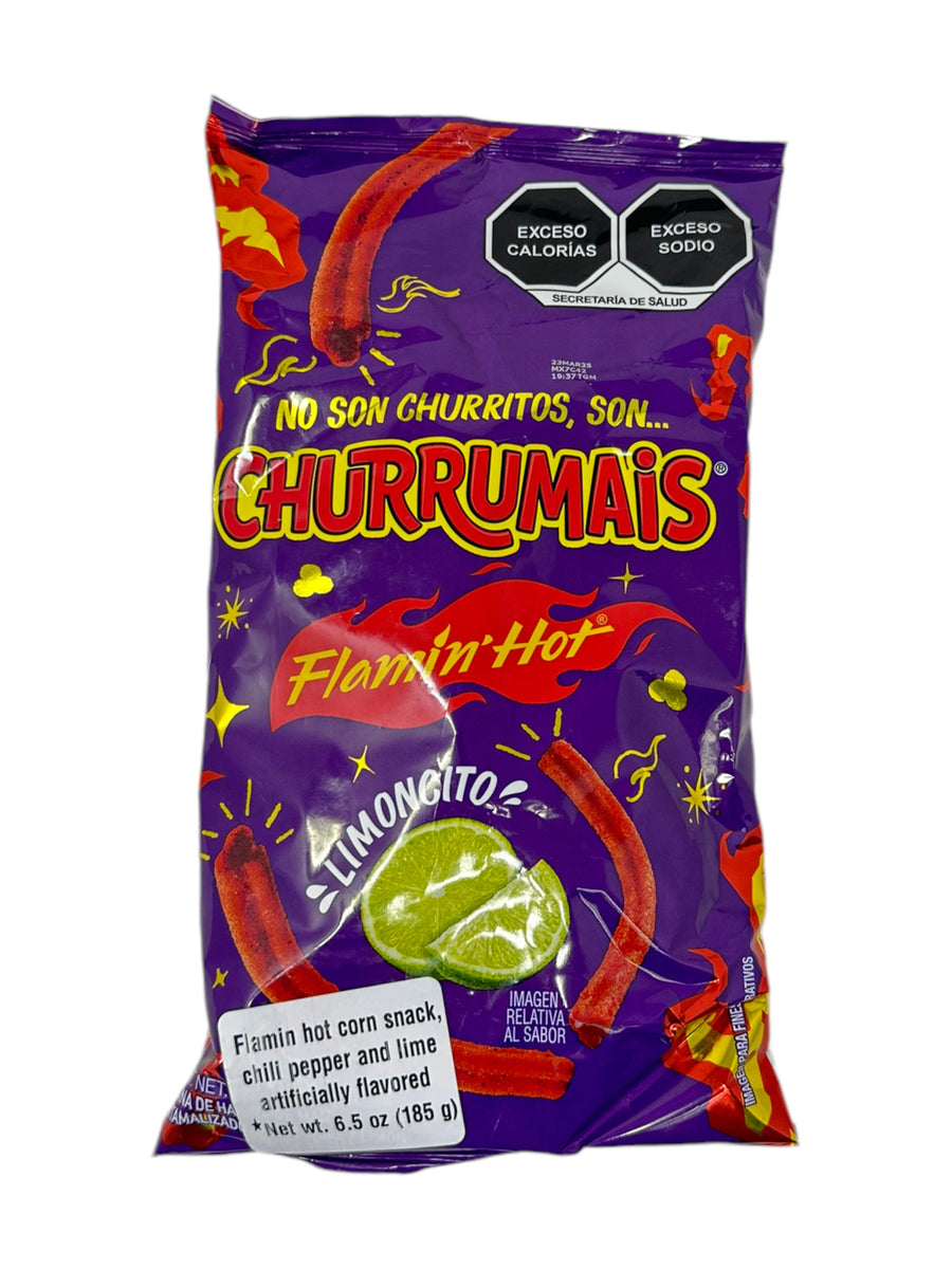 Churrumais Flamin Hot Limoncito – Exotic Snack Guys