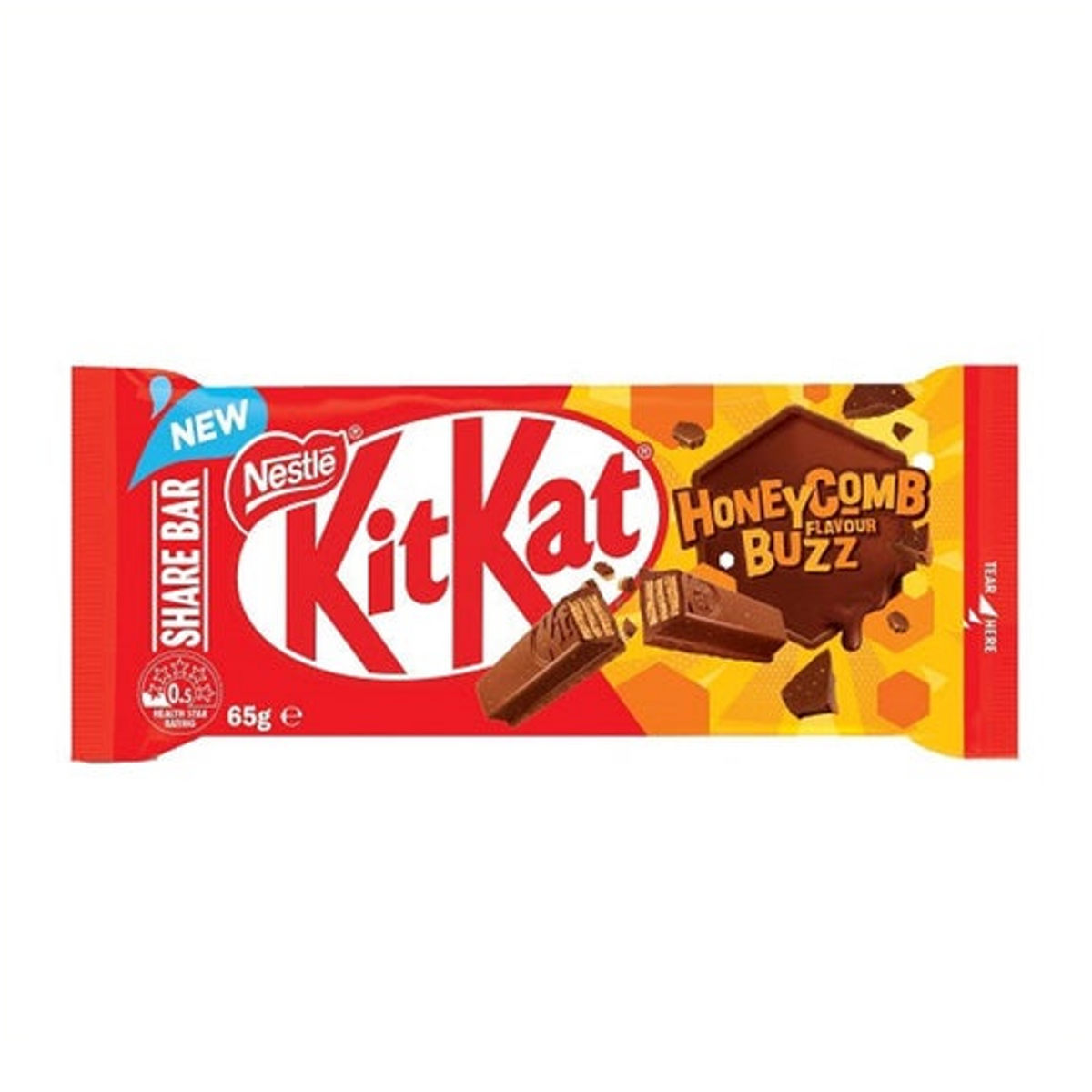Kit Kat Honeycomb buzz chocolate bar 65g Box of 24 AUSTRALIA – Exotic ...