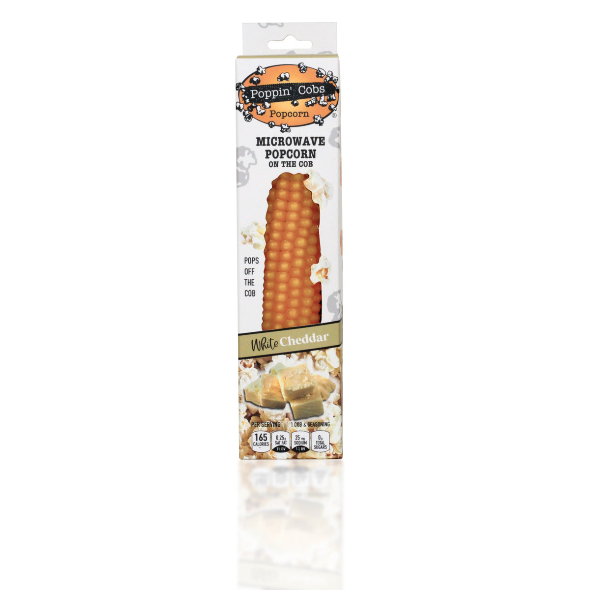 Poppin Cobs Popcorn - White Cheddar – Exotic Snack Guys