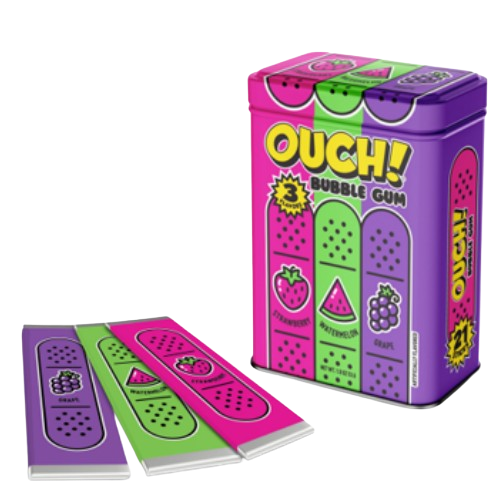 Ouch Bubble Gum – Exotic Snack Guys
