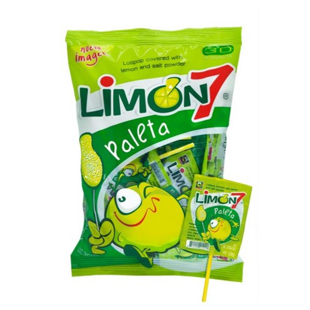 Limon7 Paleta Lollipops with salt & Lemon powder – Exotic Snack Guys