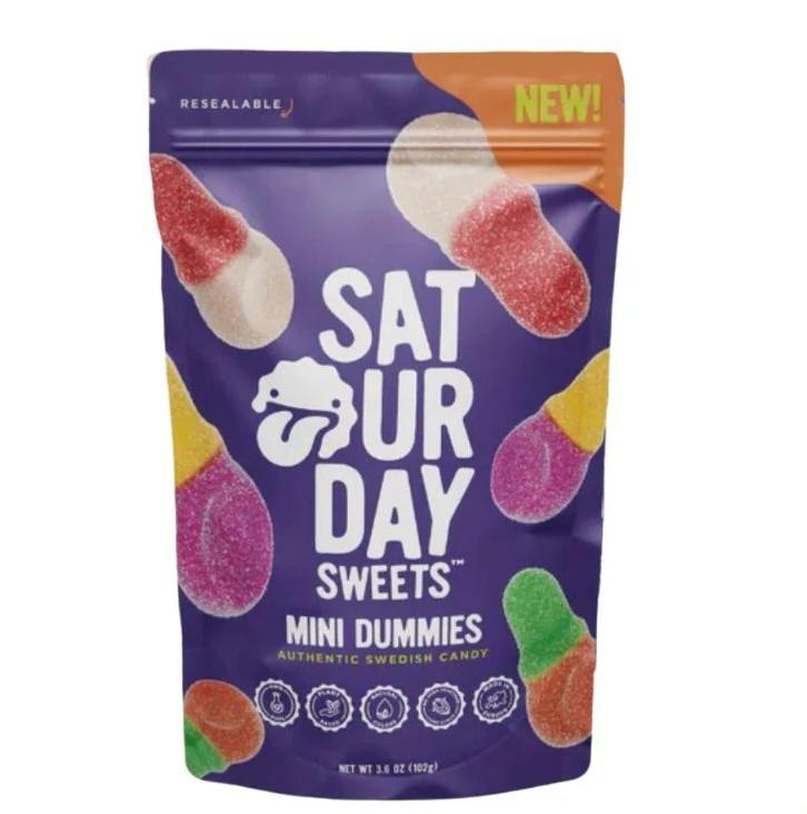 Saturday Sweets Mini Dummies Swedish Candy - 102g – Exotic Snack Guys