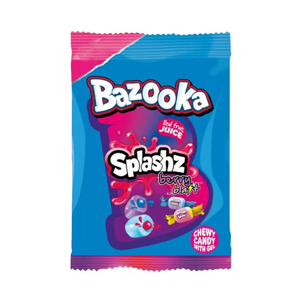 Bazooka Splash Berry Blast Chewy Candies – Exotic Snack Guys