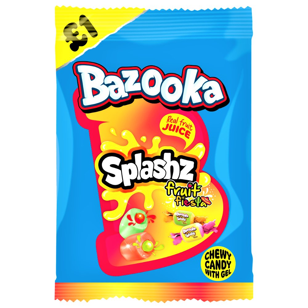 Bazooka Splash Fruit Fiesta Chewy Candies – Exotic Snack Guys
