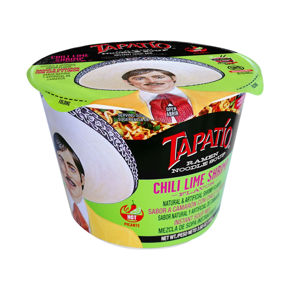 Tapatio Chili Lime Shrimp Ramen - 110G – Exotic Snack Guys