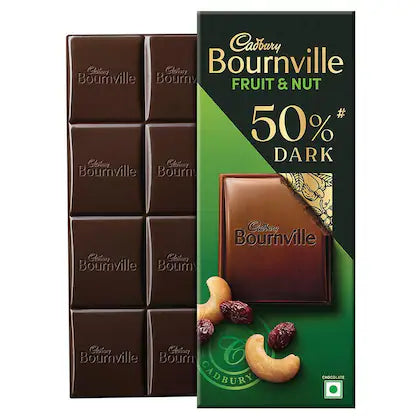 Cadbury Bournville 50% Dark Fruit & Nut – Exotic Snack Guys