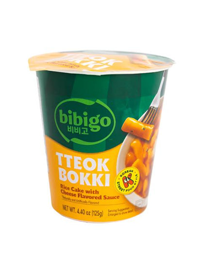 Bibigo TTeokbokki Rice Cake with Cheese Flavored Sauce – Exotic Snack Guys