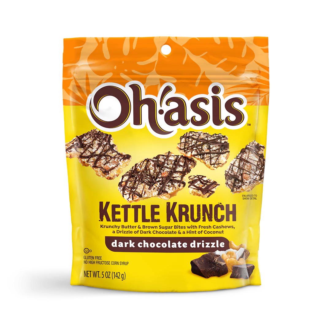 Oh'asis Kettle Crunch - Dark Chocolate Drizzle – Exotic Snack Guys