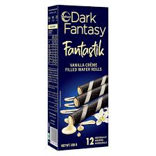 Dark Fantasy Fantasik Vanilla creme filled wafer rolls – Exotic Snack Guys