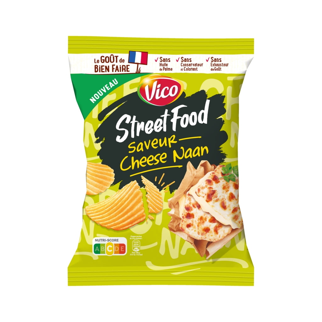 Vico Street Food Saveur Cheese Naan – Exotic Snack Guys