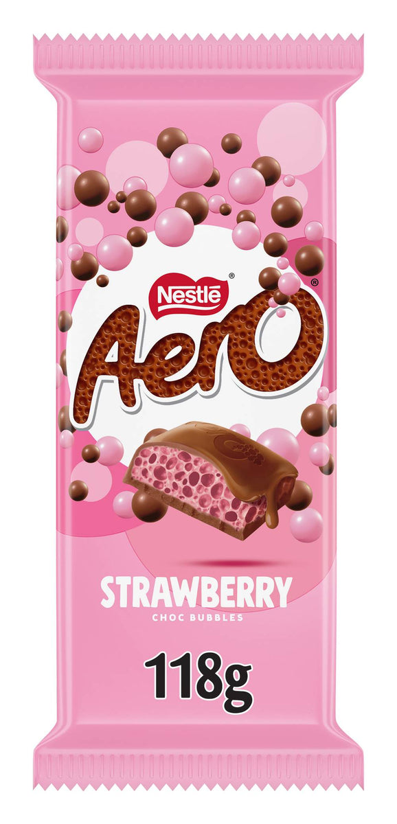 Nestle Aero Strawberry Choc Bubbles – Exotic Snack Guys
