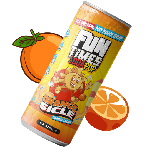 Fun Times Soda Pop - Orange Sickle – Exotic Snack Guys
