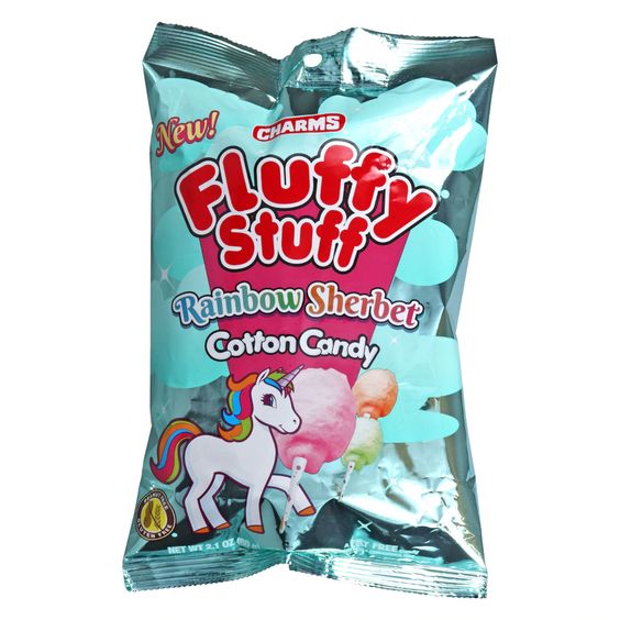 Charms Fluffy Stuff Rainbow Sherbet Cotton Candy – Exotic Snack Guys