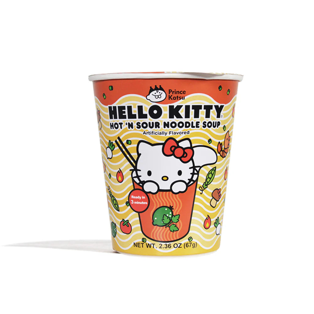 Hello Kitty Hot N Sour Noodles Soup – Exotic Snack Guys