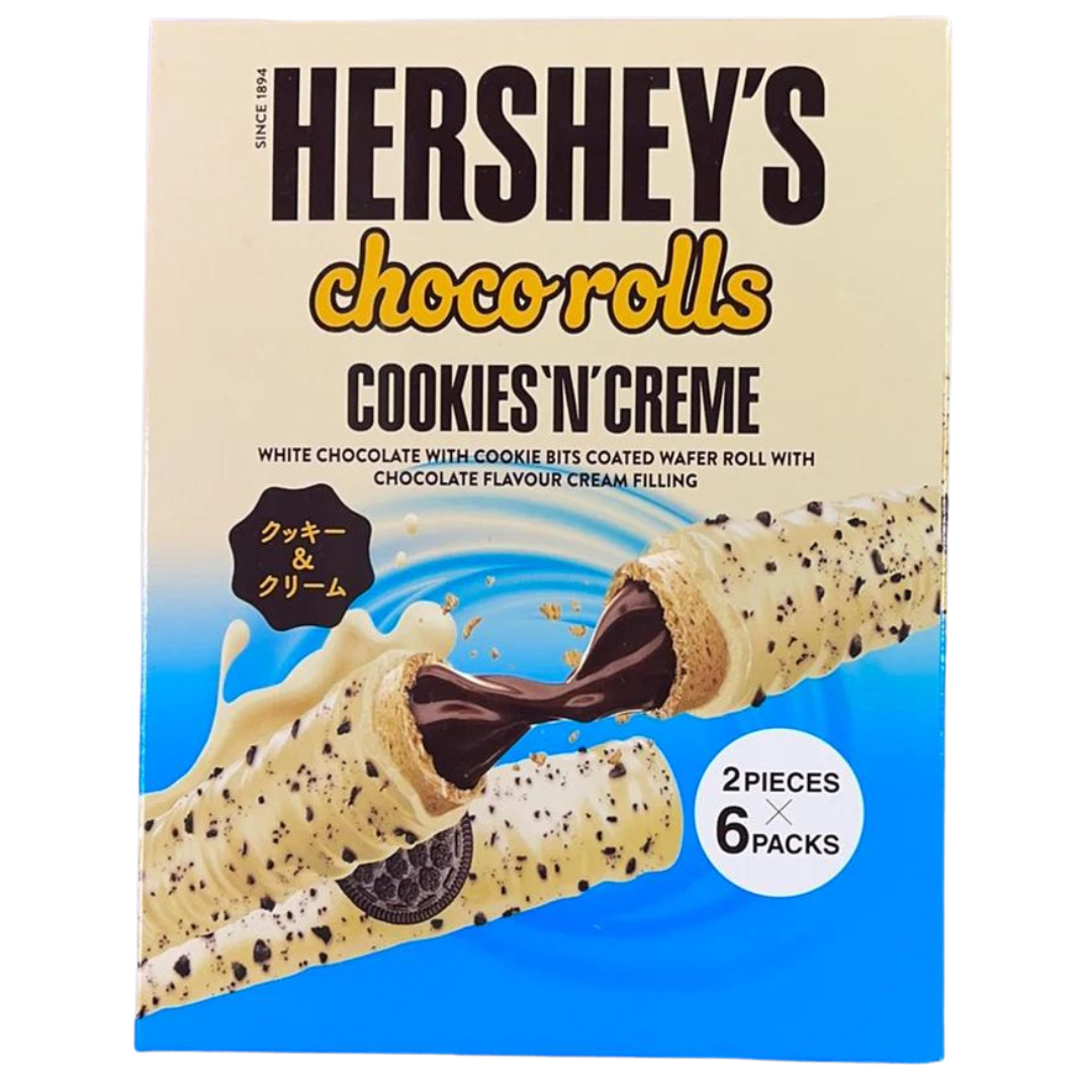 Hersheys Choco Rolls Cookies'N'Creme – Exotic Snack Guys