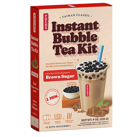 Instant Bubble Tea Kit Brown sugar – Exotic Snack Guys