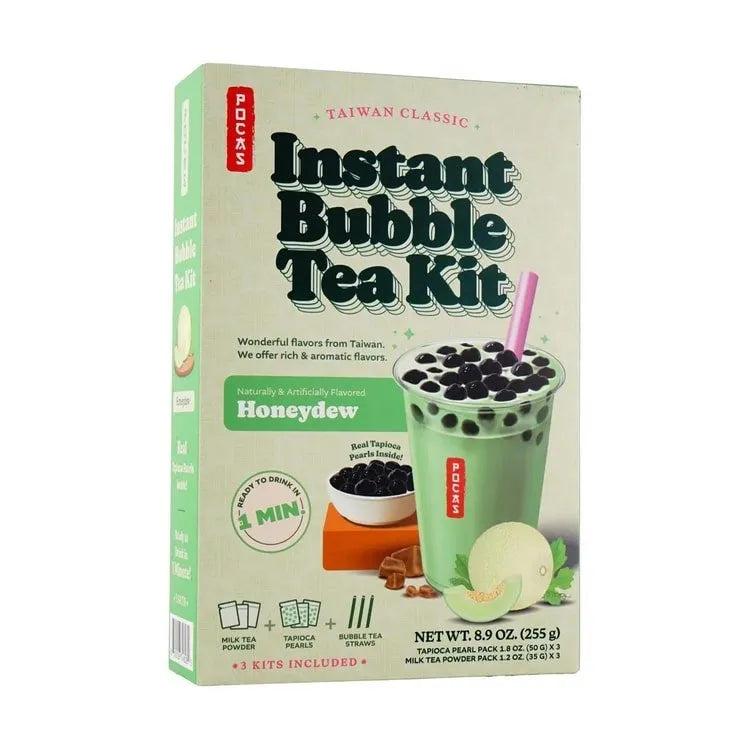 Pocas Instant Bubble Tea Kit Honeydew – Exotic Snack Guys
