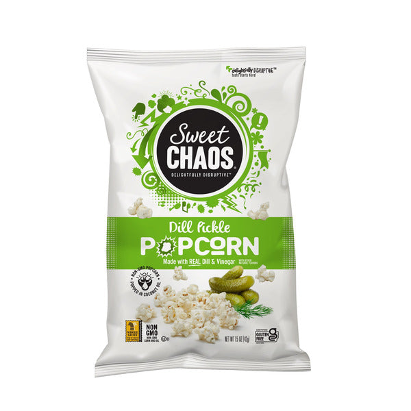Sweet Chaos Dill Pickle Popcorn – Exotic Snack Guys