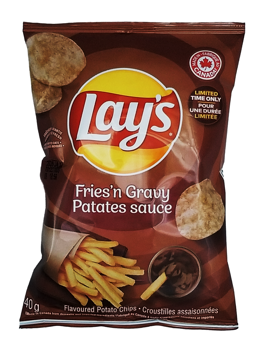 Lays Fries n Gravy Chips – Exotic Snack Guys
