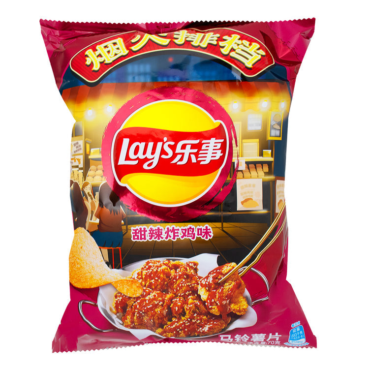 Lays Sweet & Spicy Fried Chicken Flavor – Exotic Snack Guys