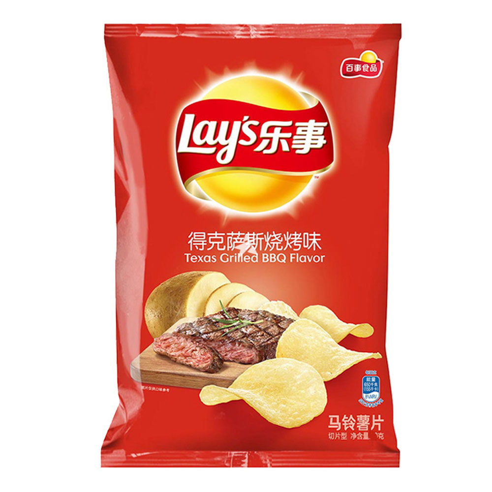 Lays Texas Grilled BBQ – Exotic Snack Guys