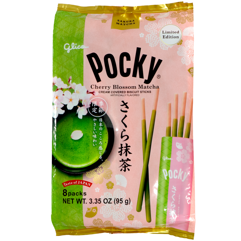 Pocky Cherry Blossom Matcha Cream – Exotic Snack Guys