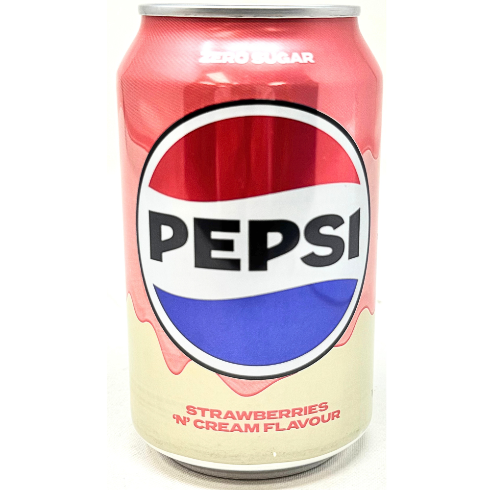 Pepsi Strawberry N Cream - Zero Sugar – Exotic Snack Guys