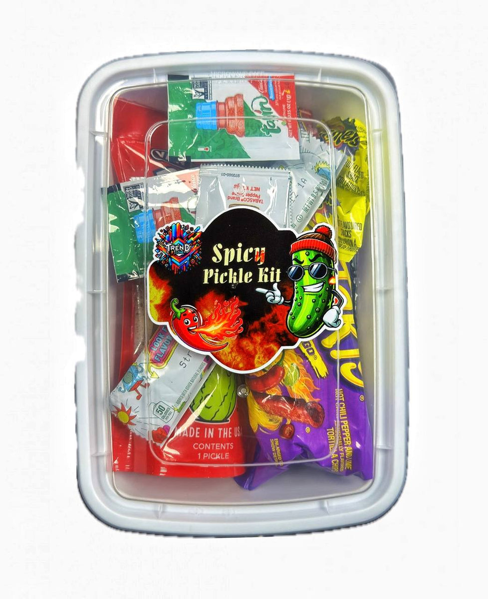 Trend Spicy Pickle Kit – Exotic Snack Guys