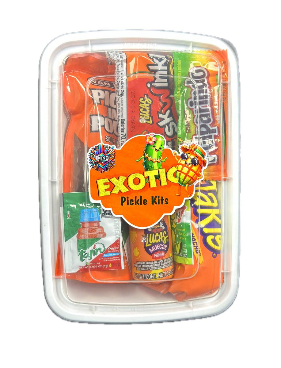 Trend Exotic Orange Pickle Kit – Exotic Snack Guys