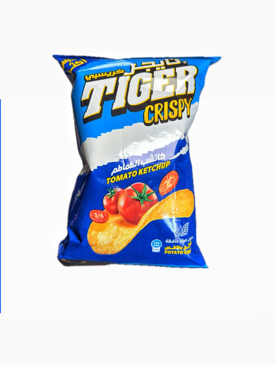 Tiger Crispy Chips - Tomato Ketchup - Egypt – Exotic Snack Guys