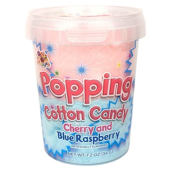 Popping Cotton Candy Cherry and Blue Raspberry – Exotic Snack Guys