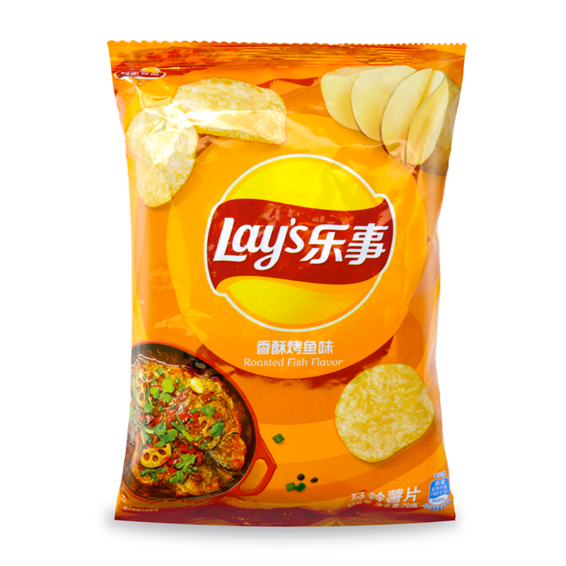 Lays Roasted Fish – Exotic Snack Guys